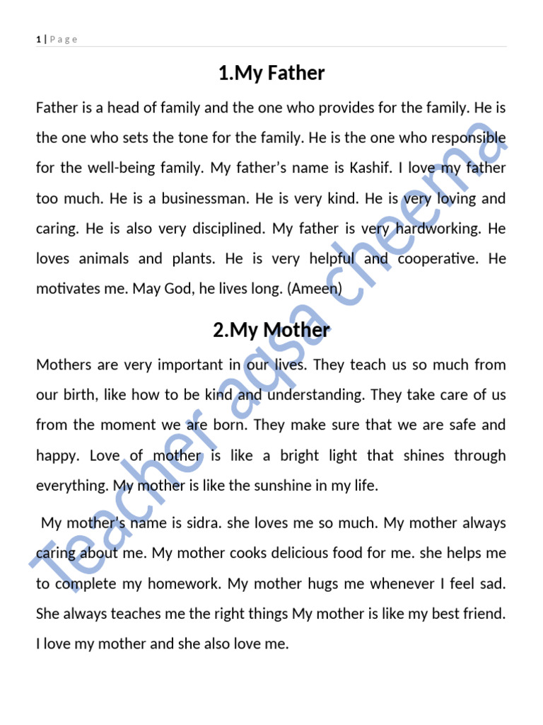 Paragraphs For Class 2 PDF | PDF