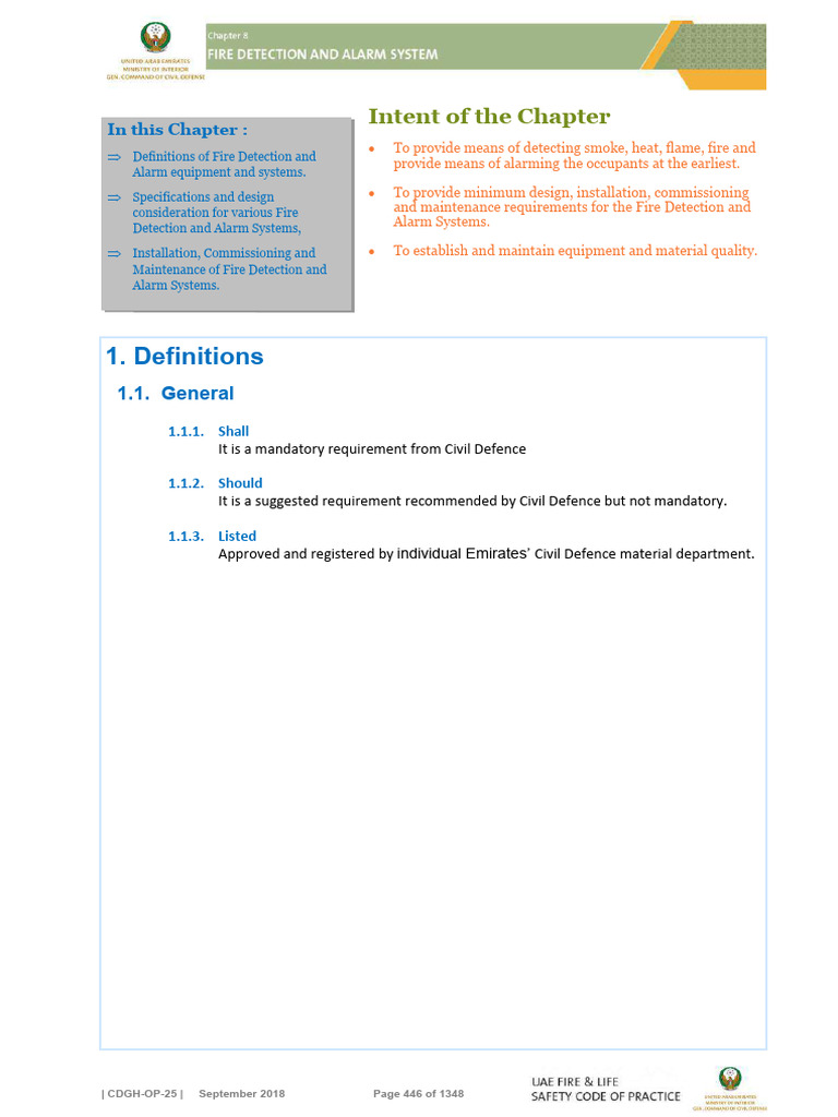 UAE FIRE CODE - ENG - SEPTEMBER - 2018 - Compressed-446-522 | PDF