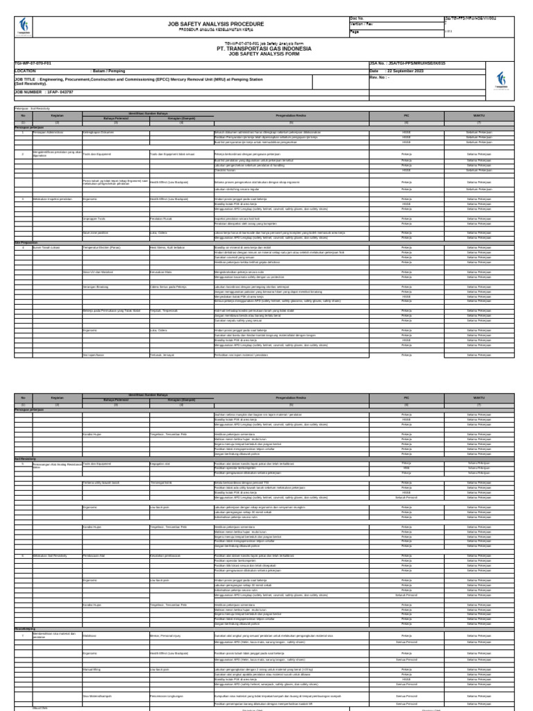 JSA Soil Resistivity | PDF