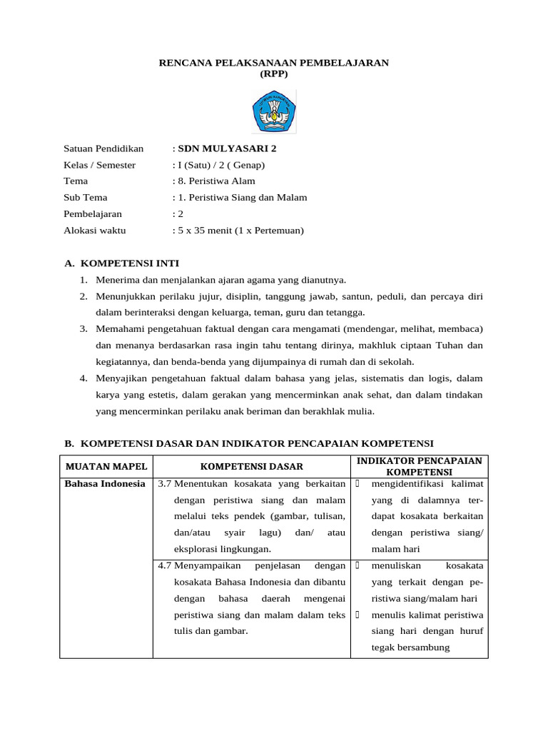 SUBTEMA 1 pbl. 2 | PDF