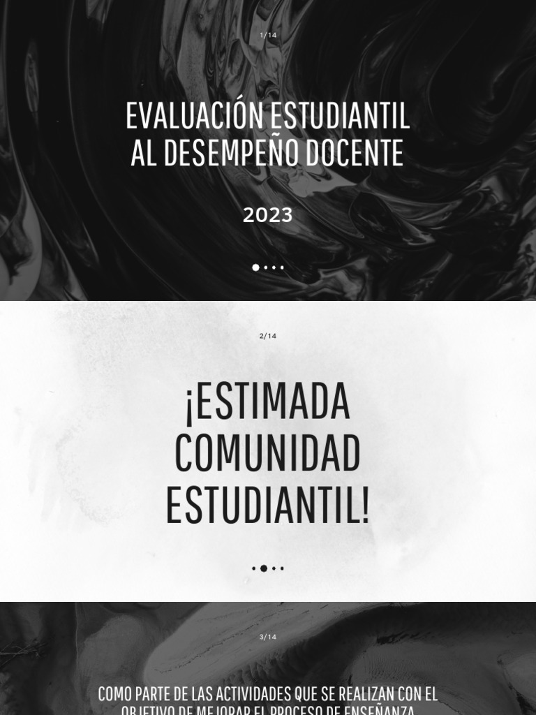 Evaluación Pevid Al Desempeño Docente Presentación | PDF