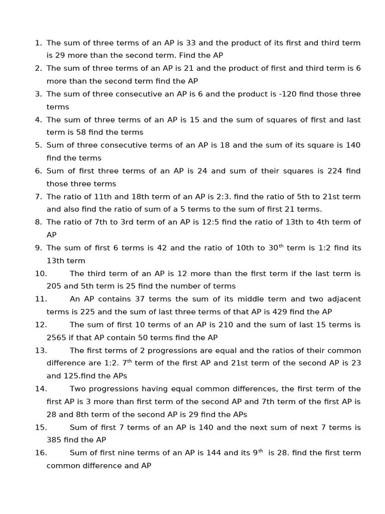 AP | PDF | Elementary Mathematics | Mathematics