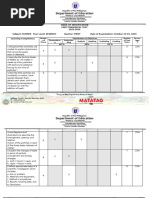 W1-D1 Lesson Plan Science 7-Matatag | PDF | Learning | Lesson Plan