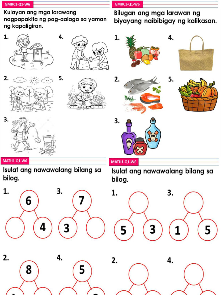 Activity Sheet Pdf