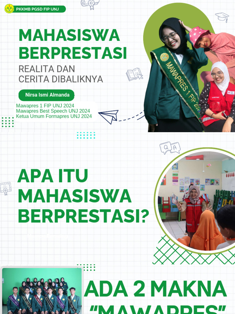 Nirsa Ismi Almanda - PPT Mawapres - PKKMB PGSD FIP | PDF