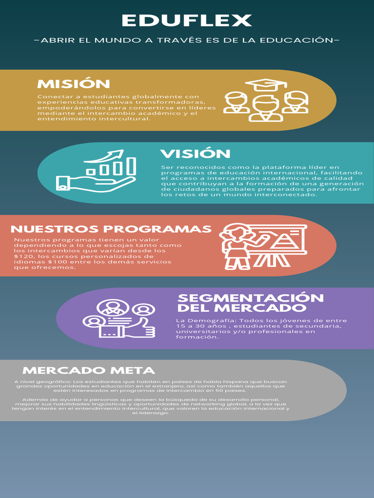 Infografía Plan de Negocio Profesional Multicolor (1) | PDF