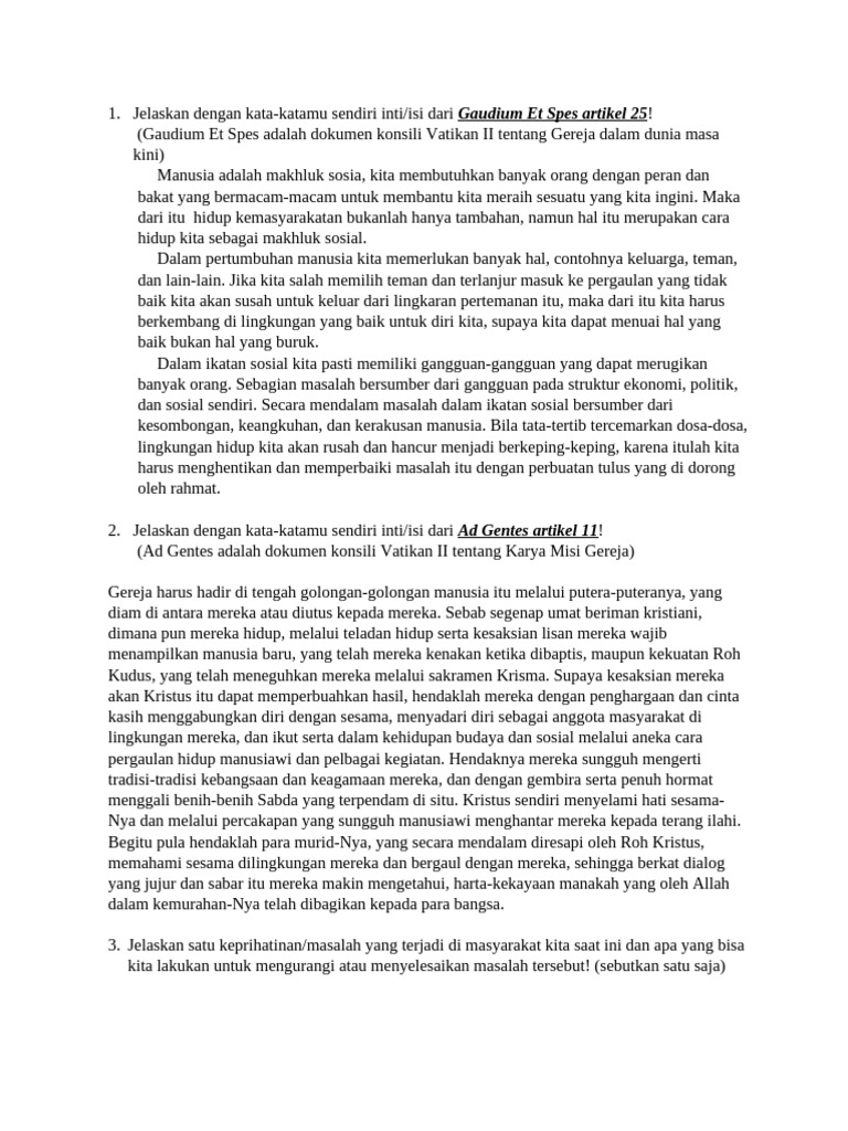 Peran Masyarakat | PDF