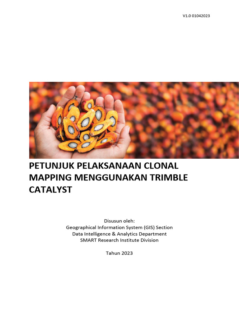 Petunjuk Pelaksanaan Clonal Mapping Menggunakan Trimble Catalyst - v1.0 ...