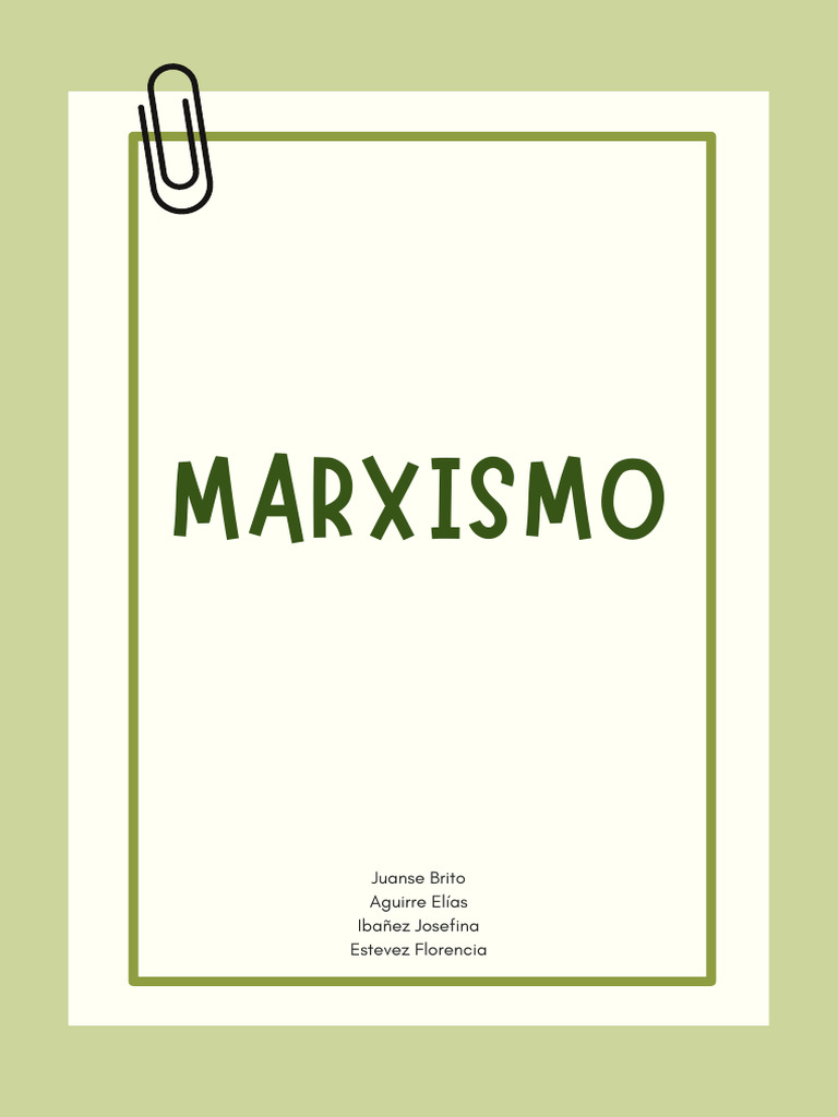 Marxismo 20240916 020145 0000 | PDF