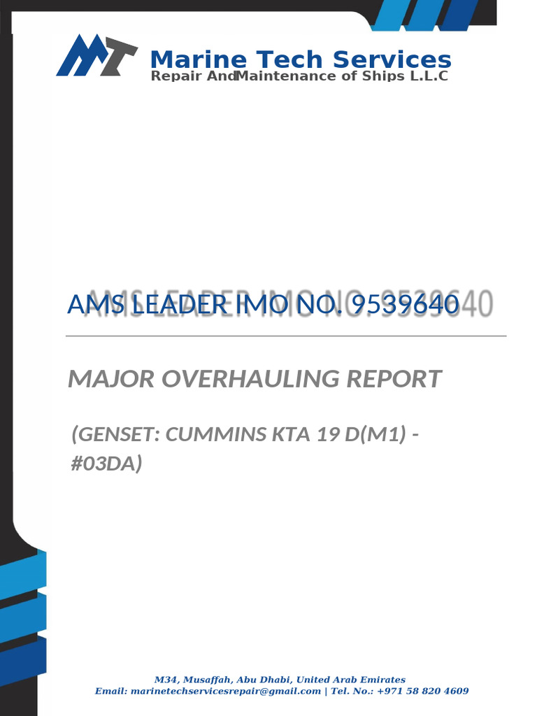 AMS Leader - Generator #3 Final | PDF
