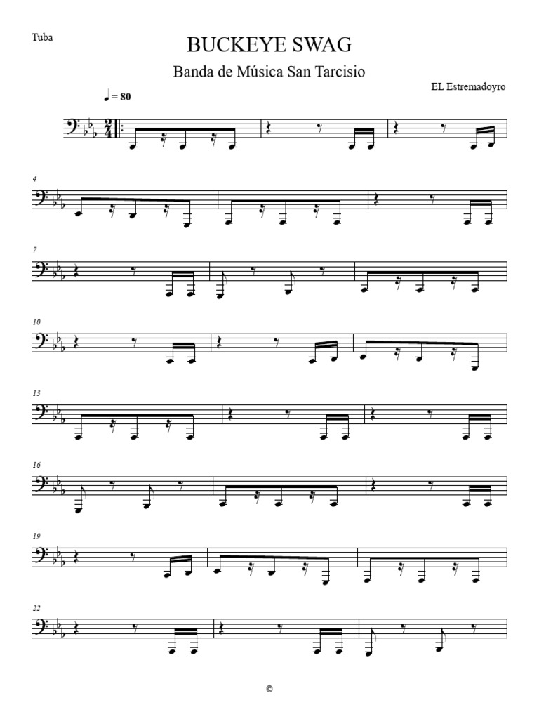 Buckeye Swag Tuba | PDF