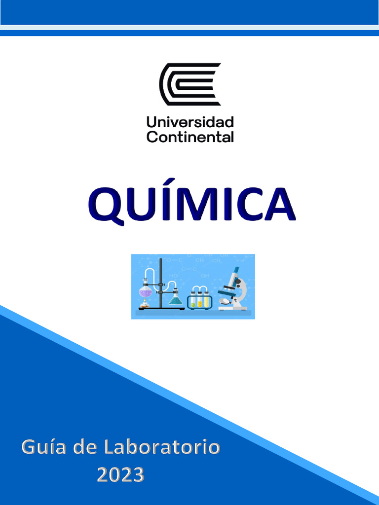 Guía de Laboratorio Química 2023-20 | PDF | Densidad | Salud y bienestar