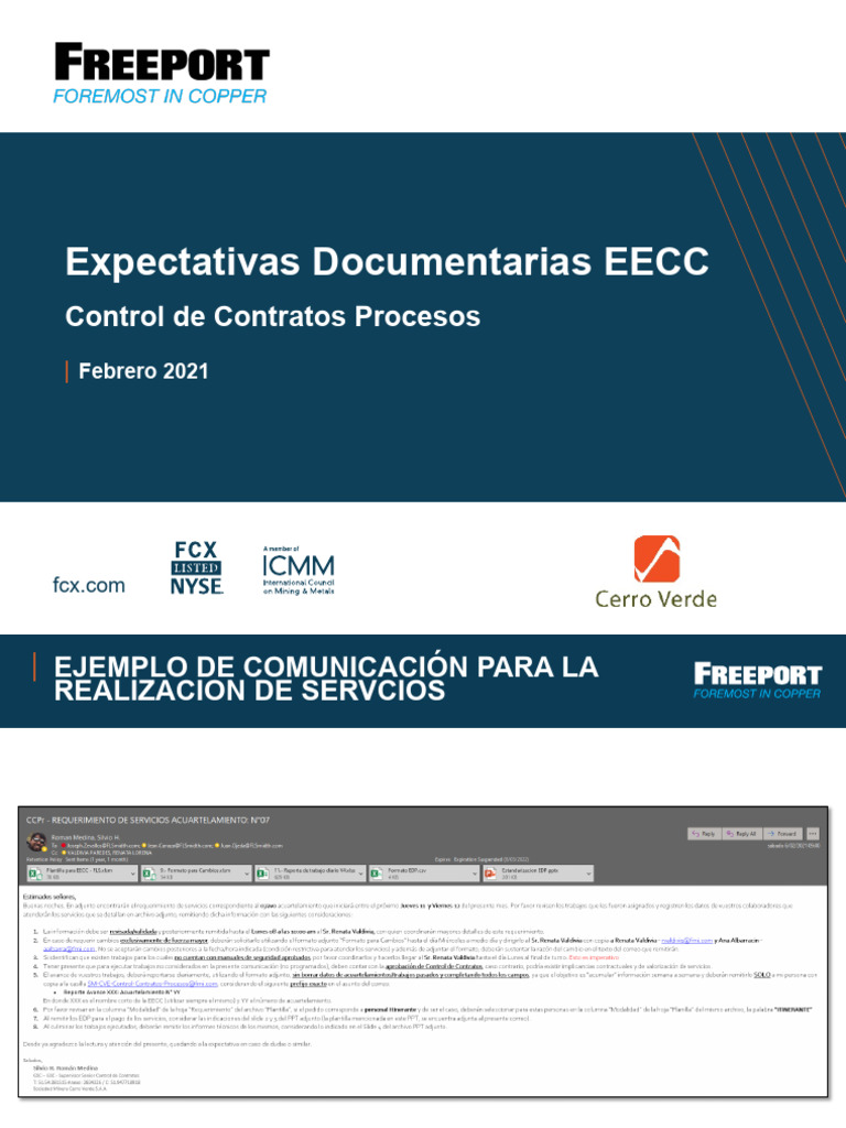 Expec Documentos EECC Procesos | PDF