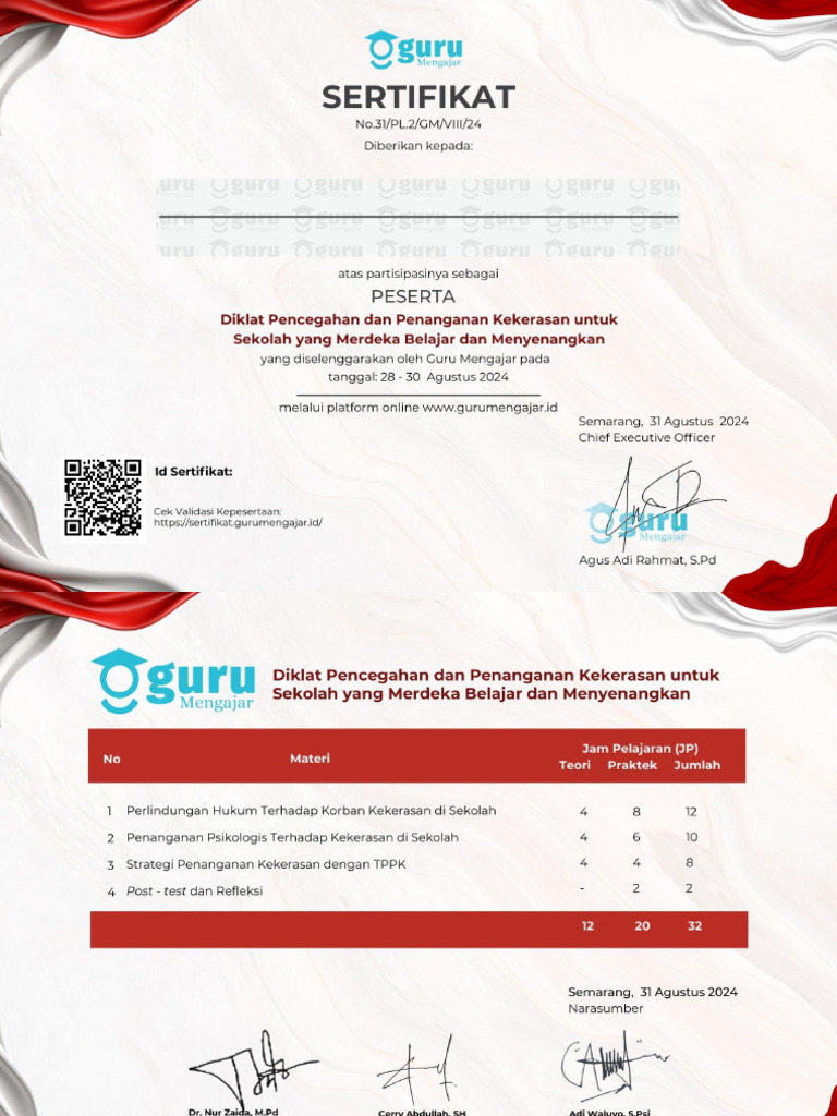 Sertifikat S31 051141 | PDF