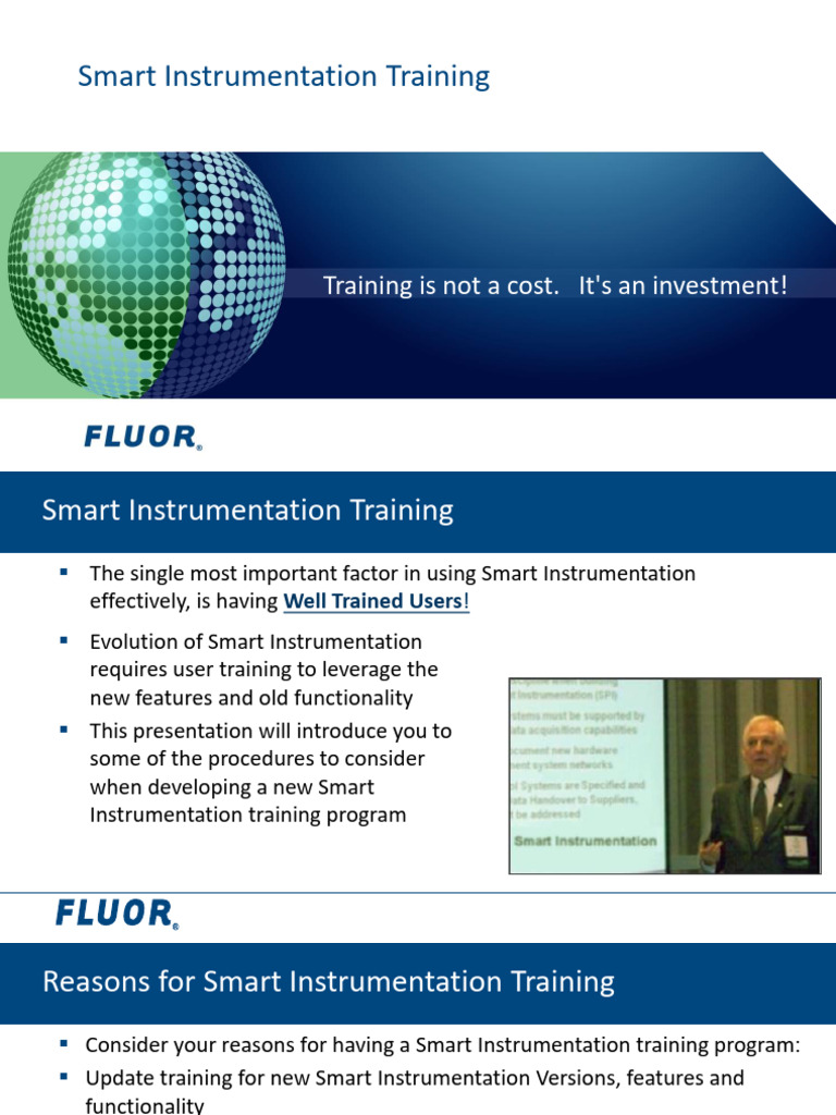 02 Smart Instrumentation Training | PDF