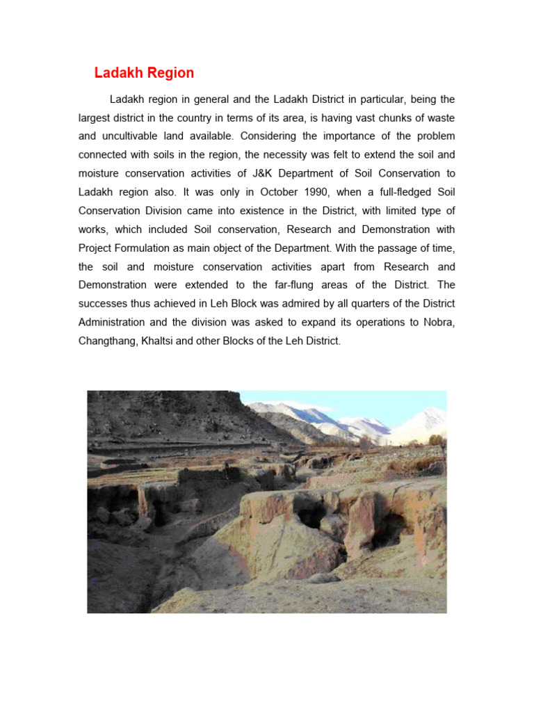 Ladakh Region | PDF