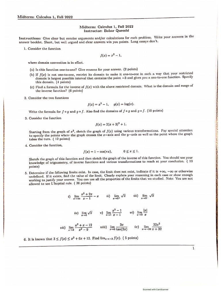 Midterm Exam | PDF