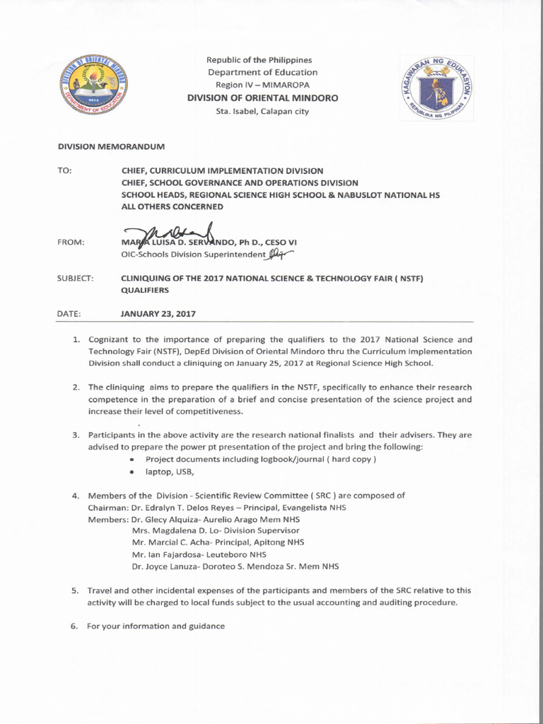 17 - Cliniquing of The 2017 National Science & Technology Fair (NSTF ...