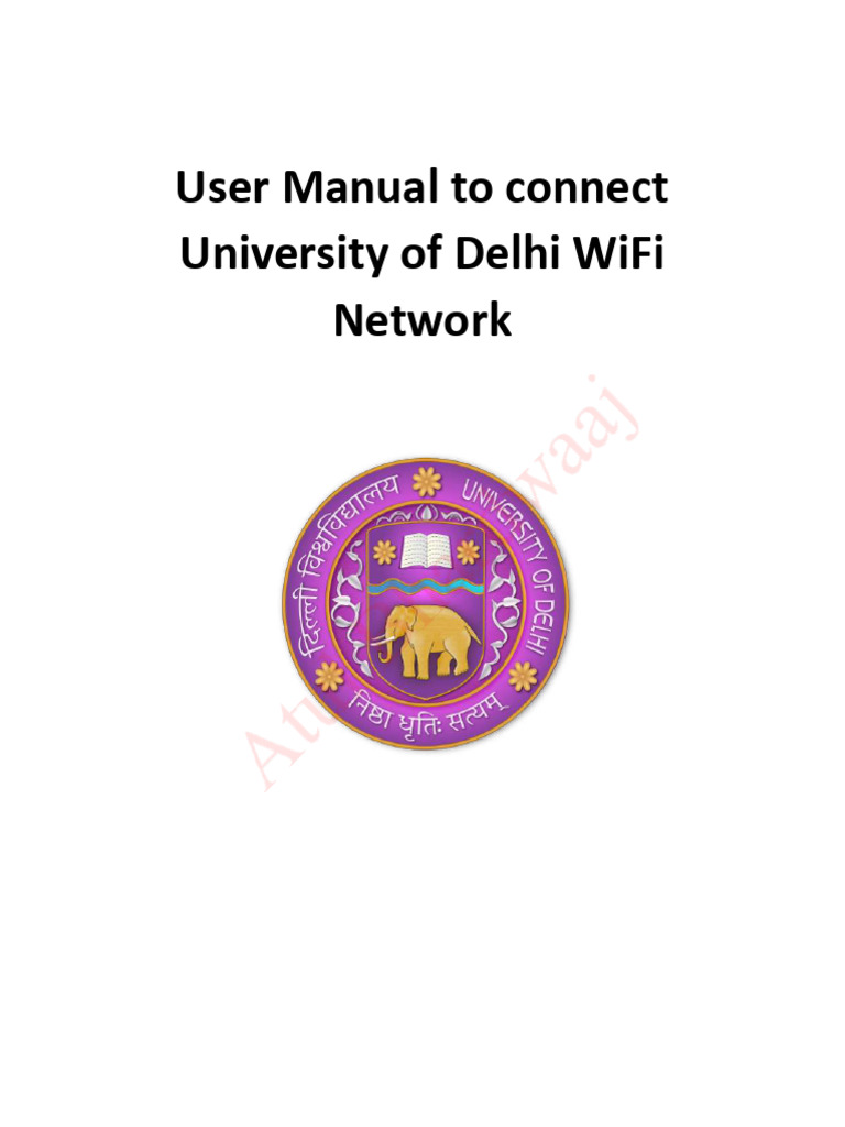 USER-SOP - DU - Wi-Fi-Connectivity - Atul Bhardwaj | PDF
