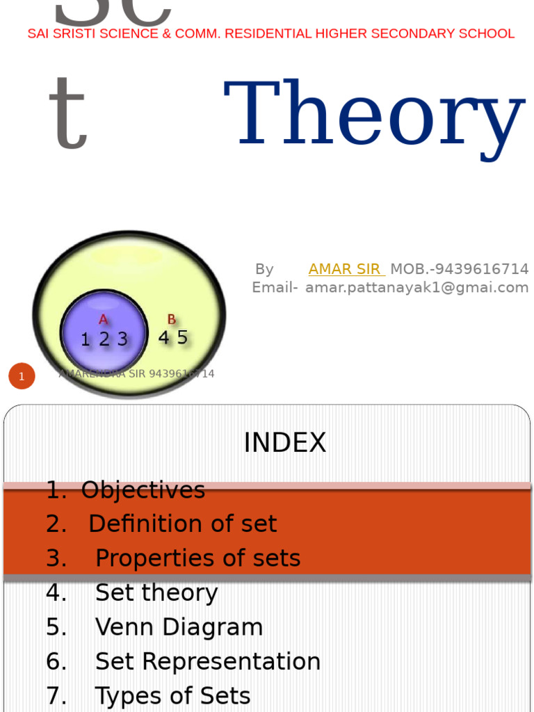 Sets Sisristi Ppt2 | PDF
