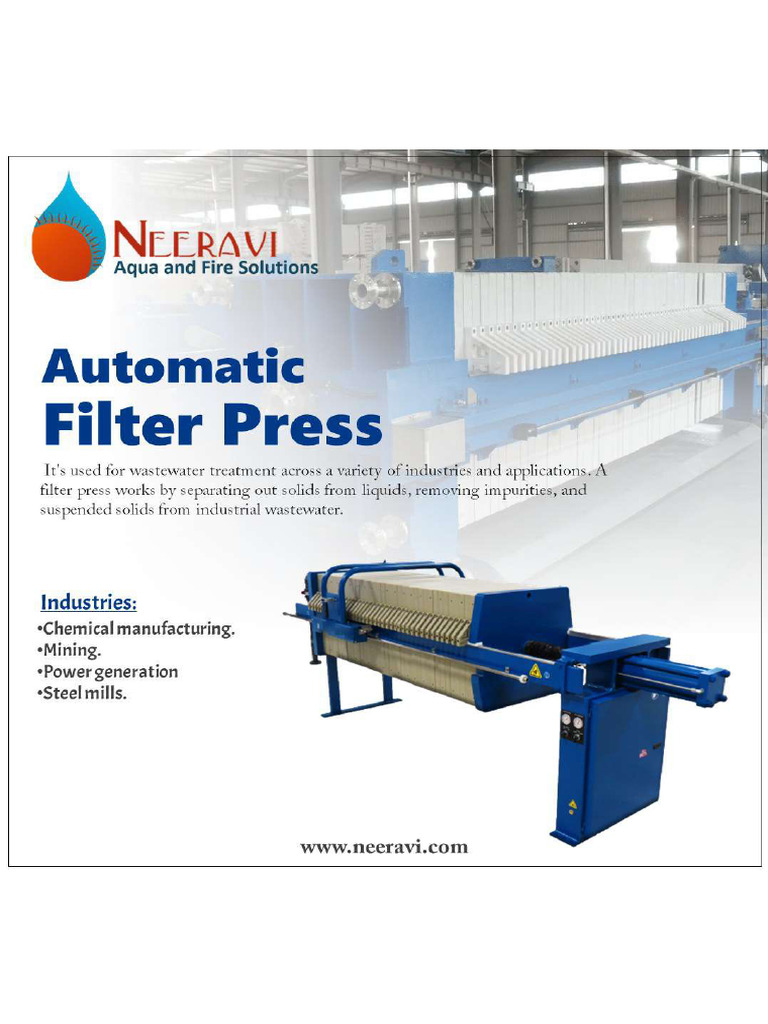 Hydraulic Filter Press | PDF