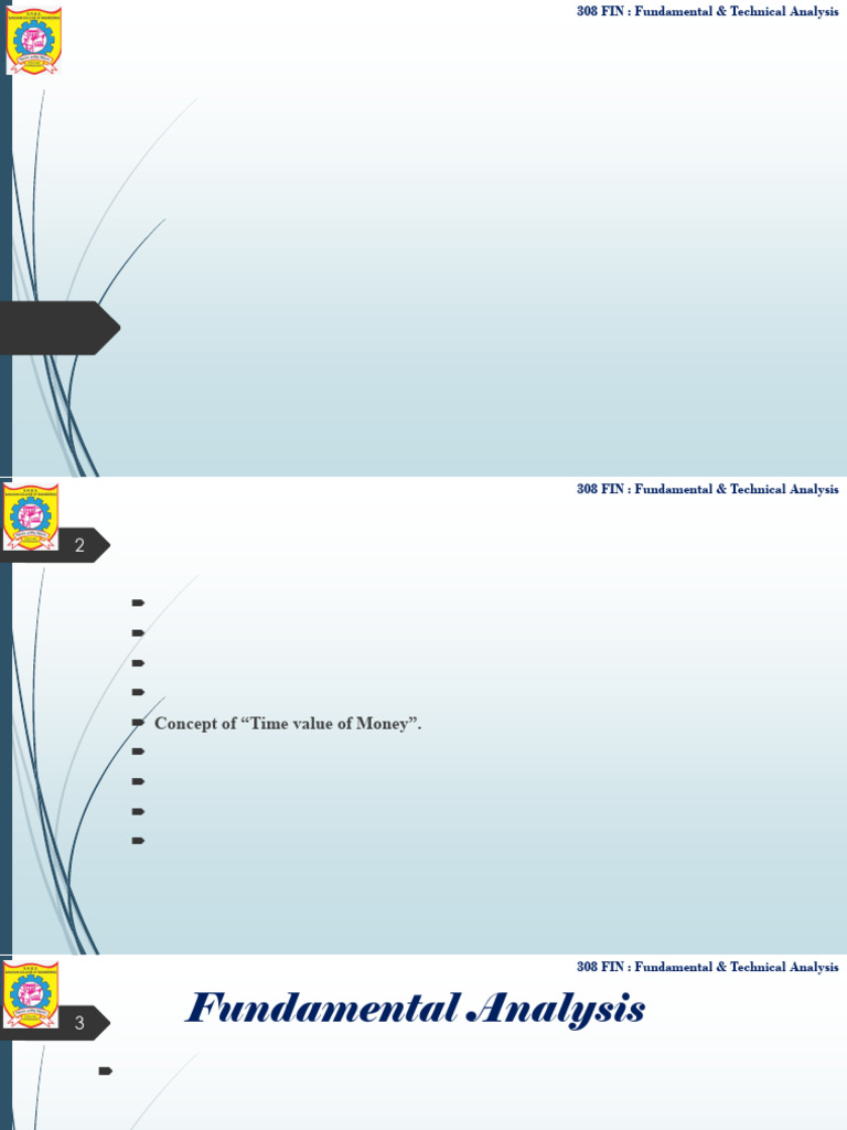 Unit No 1 Introduction To Fundamental Analysis | PDF | Efficient Market Hypothesis | Finance ...