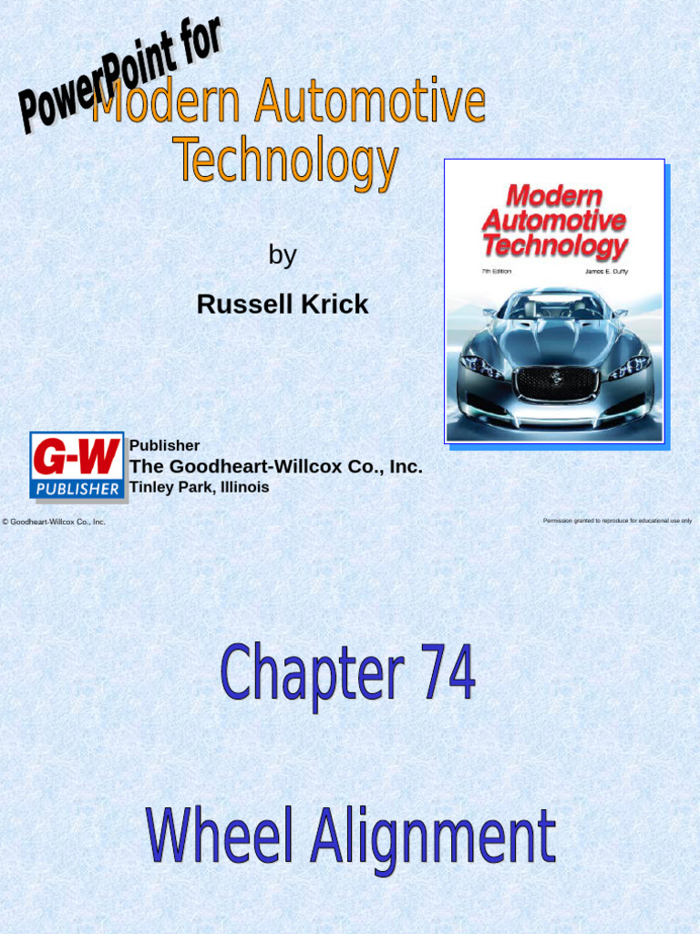 chapter 74 wheel alignment | PDF