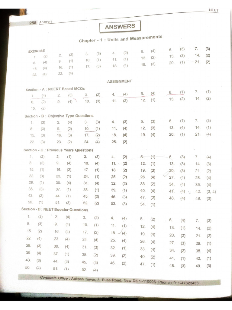 NBQ Answer Key | PDF