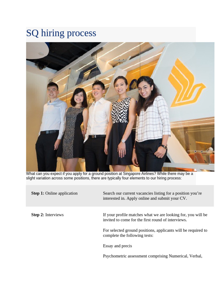 SQ Hiring Process | PDF