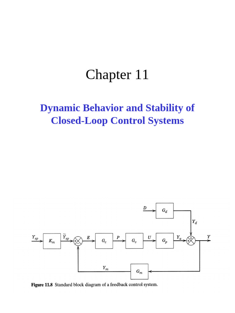 Chapter 11 Dynamic Behavior | PDF