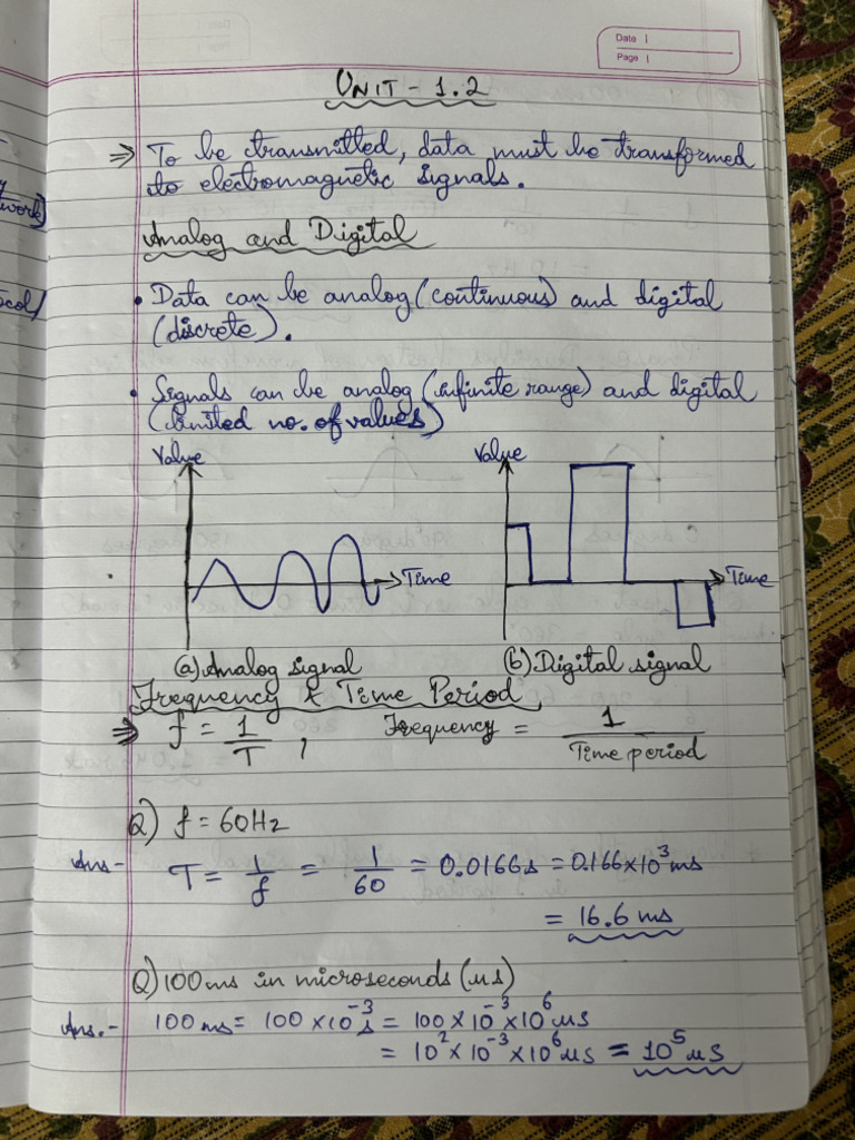 Unit-1 Numericals | PDF