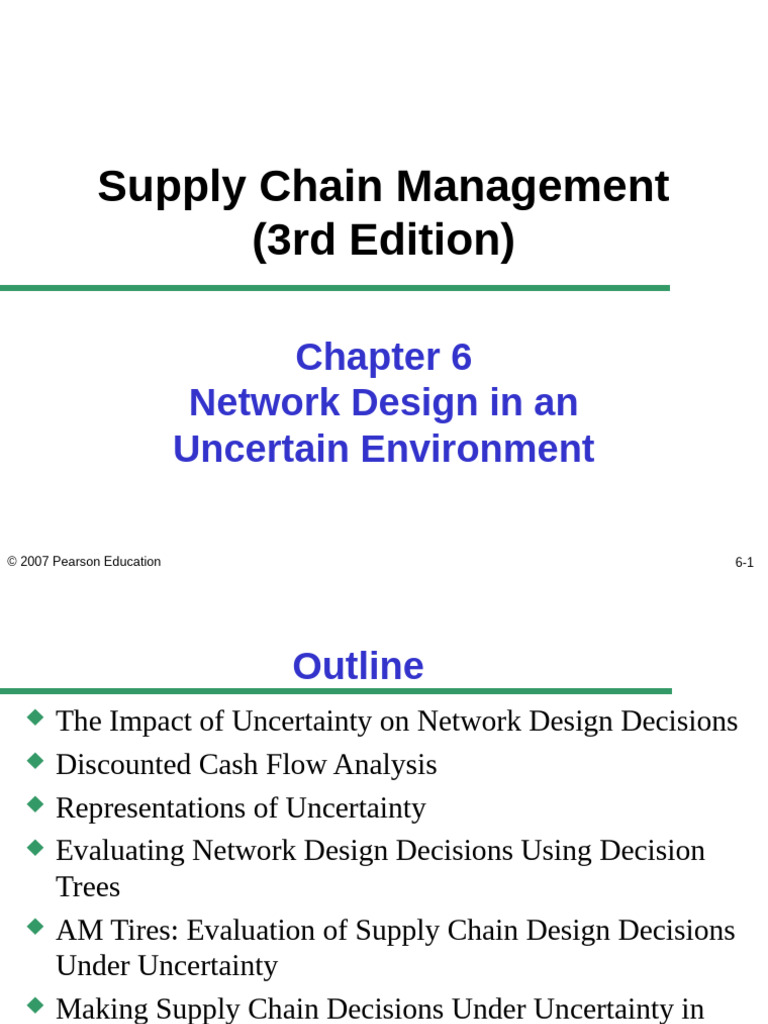 Chapter 6 Network Design in An Uncertain Environment | PDF