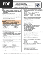 Chemistry BSC Exit EXam 1 | PDF | Chemistry | Chemist