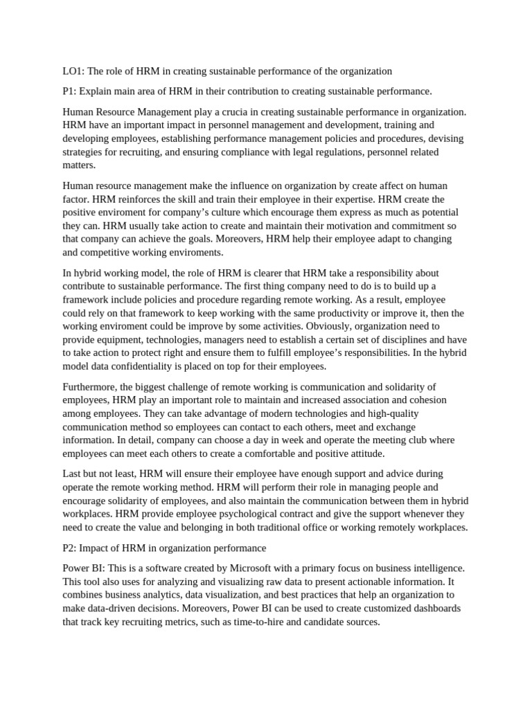 HRM | PDF | Human Resource Management | Employment