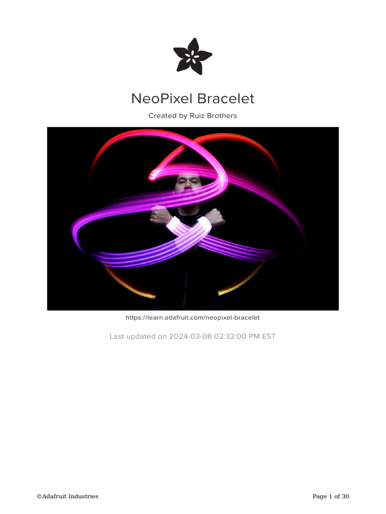 Neopixel Bracelet | PDF