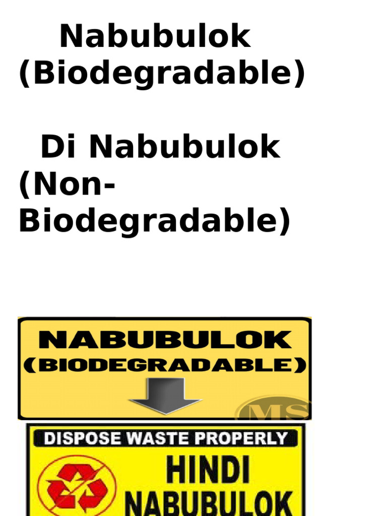 Nabubulok Signage | PDF