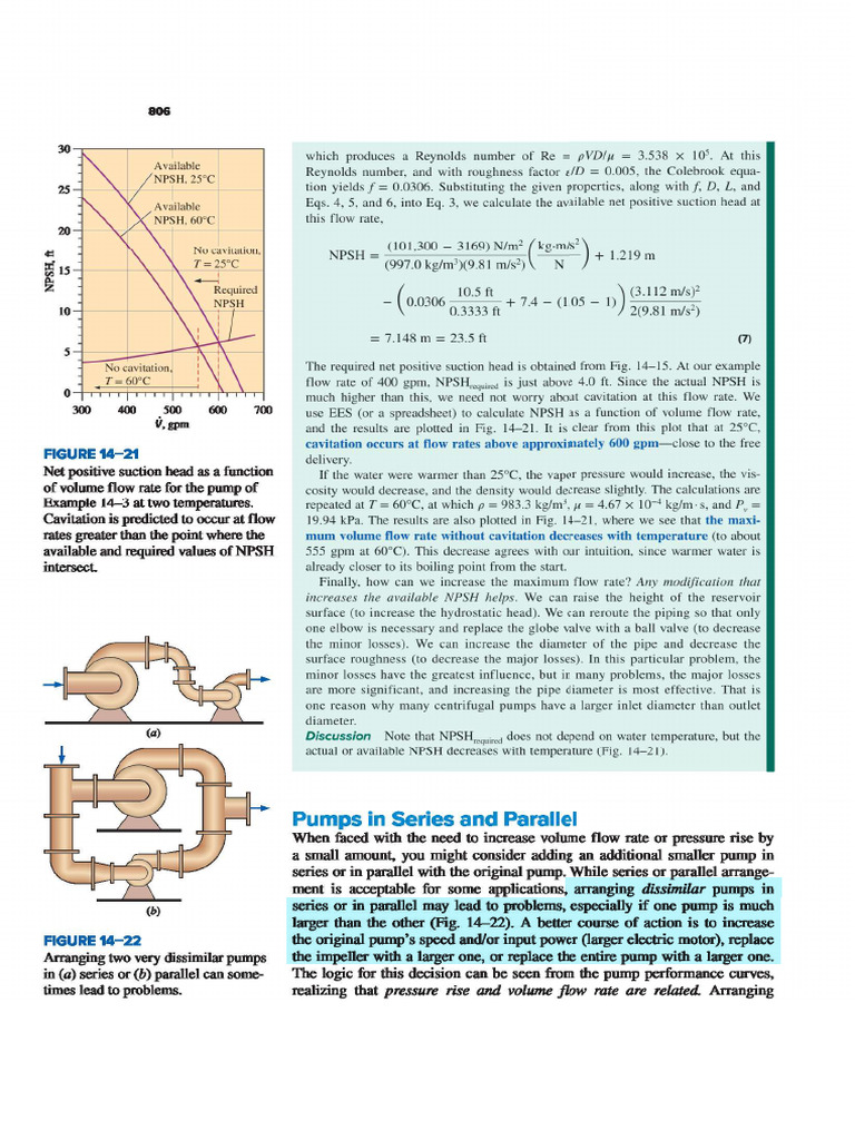 Extract - Dissimlar Pump in Parallel | PDF