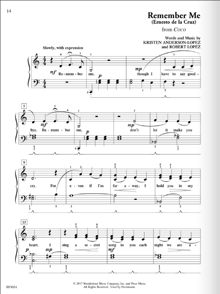 Coco Remember Me 3A | PDF