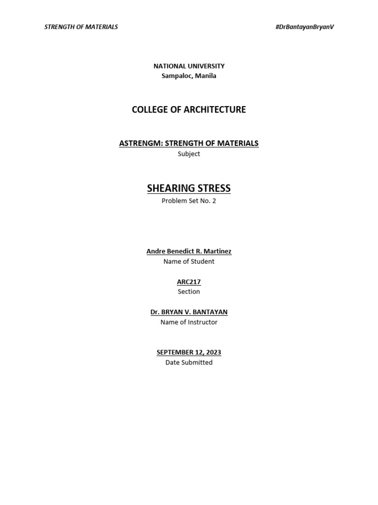 Problem Set No. 2 | PDF