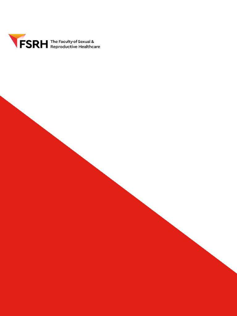 FSRH Cadbc Guidance Document 15 Nov 2023 | PDF