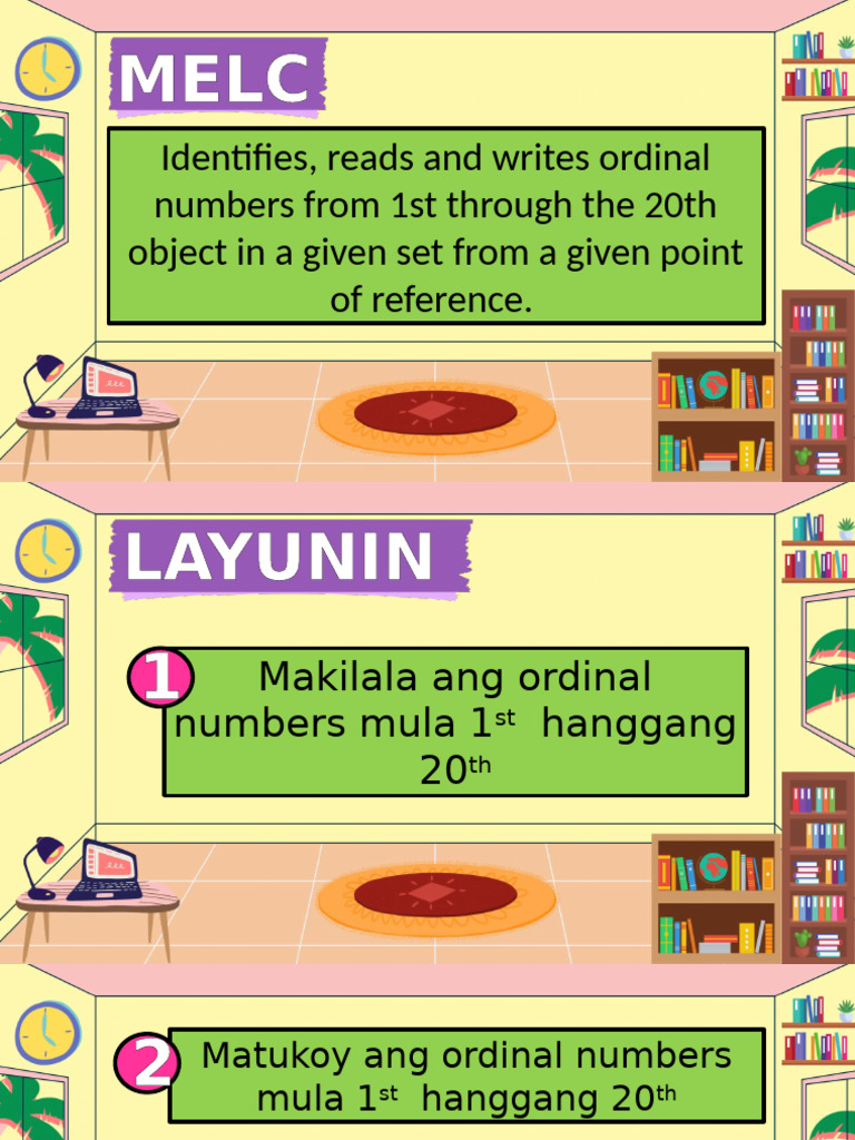 Q1 Week 4 Math2 Ordinal Numbers Pdf