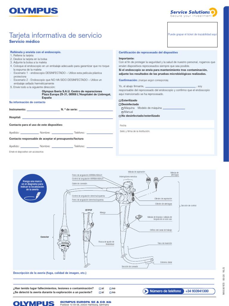 Check List Mto Endoscopios | PDF