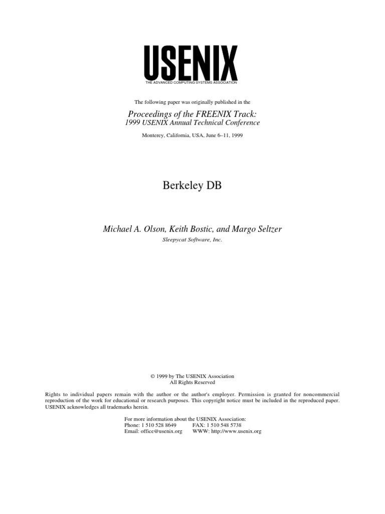 Olson Pdf Databases Database Transaction