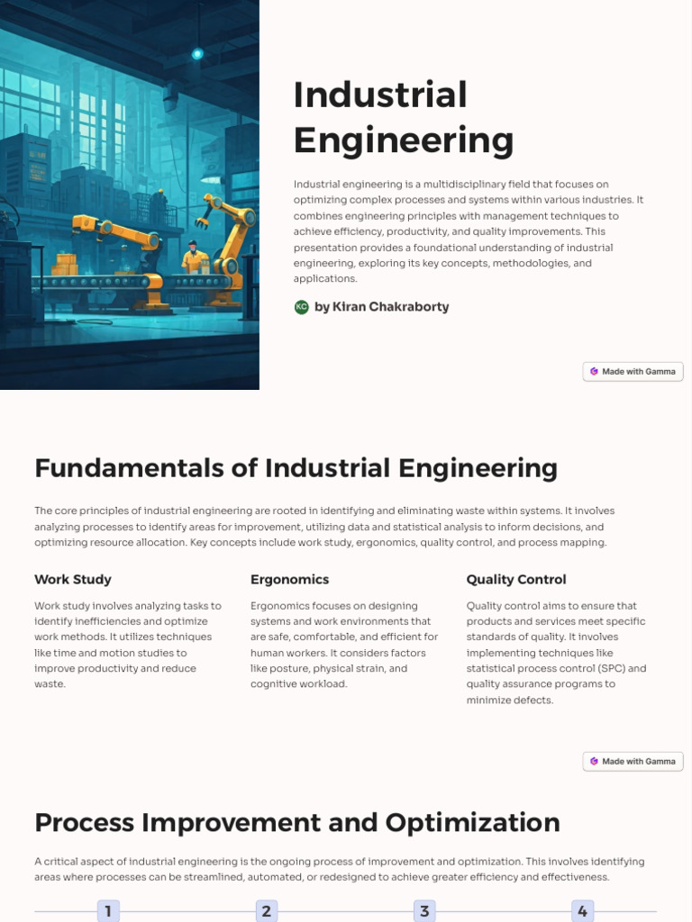 Industrial Engineering | PDF