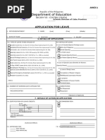 Vacational Leave Forms | PDF | Government