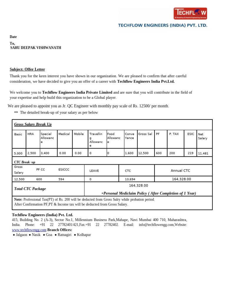 SAHU DEEPAK VISHWANATH SAVITRI TechFlow | PDF