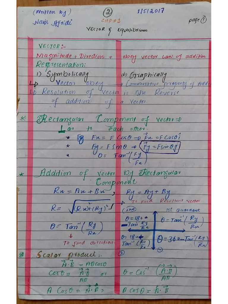 #Physics #Formula-sheet _ #1st-year_Remeber in Your prayers ?-1 | PDF