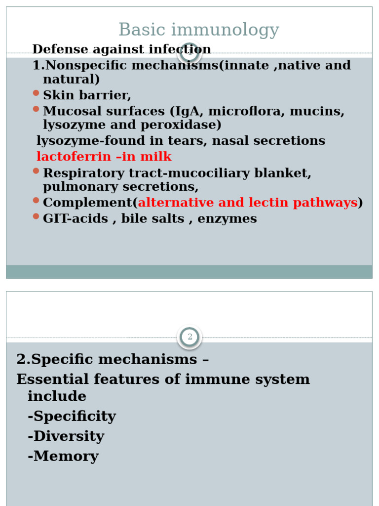 Immuno Pathology 1 | PDF