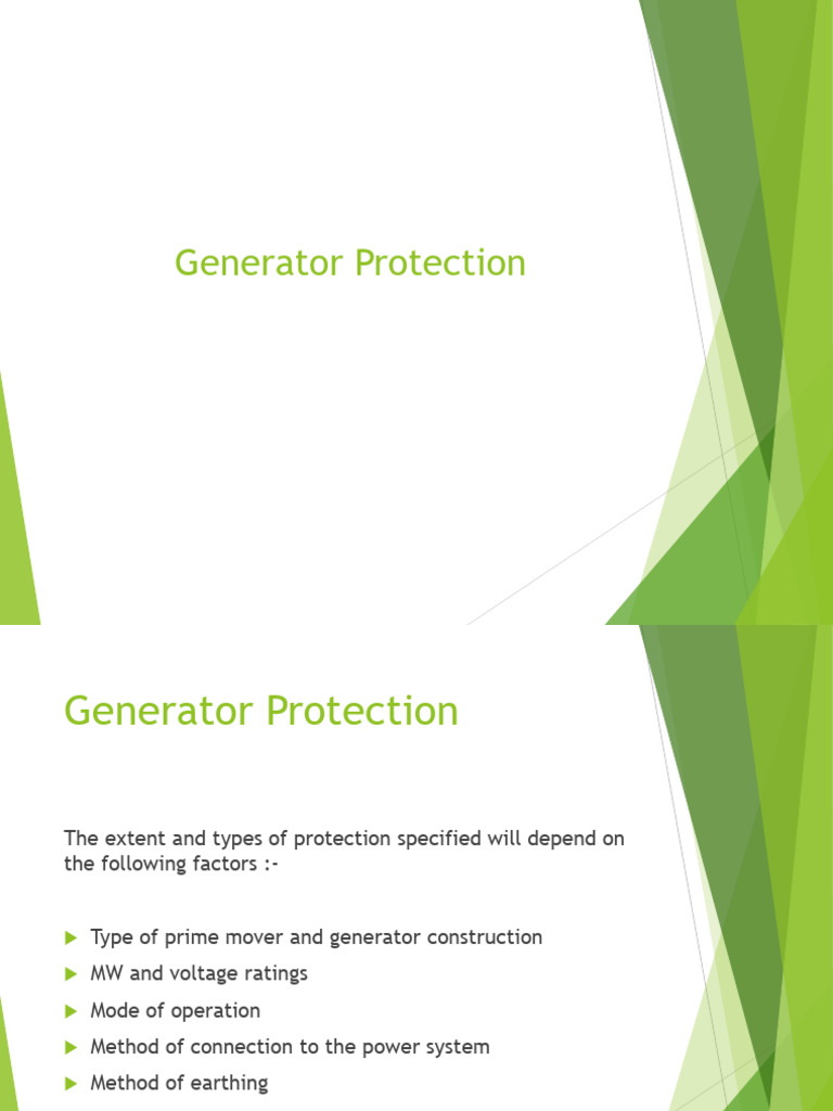 Generator Protection | PDF