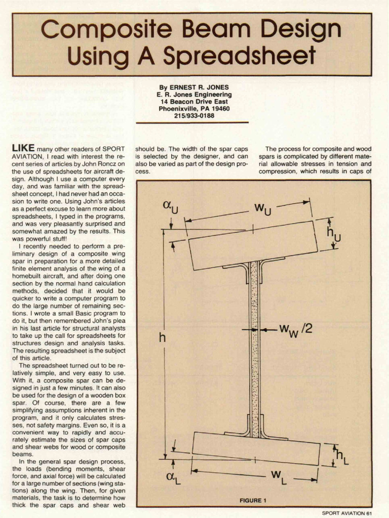 Composite_beam_design_using_a_spreadsheet | PDF
